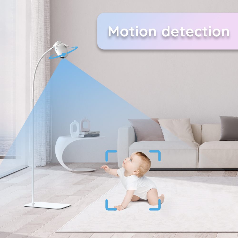 Ellie Baby Plus, Smart Baby Monitor Pro with Non-WiFi 5" LCD Screen