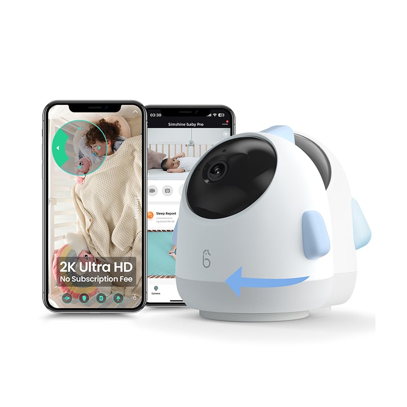 Ellie AI Wifi Baby Monitor Pro with 2 Cameras and APP